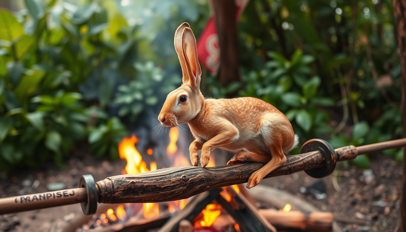 Rabbit on a Spit: Traditional Cooking Methods Explained | Historical Foods